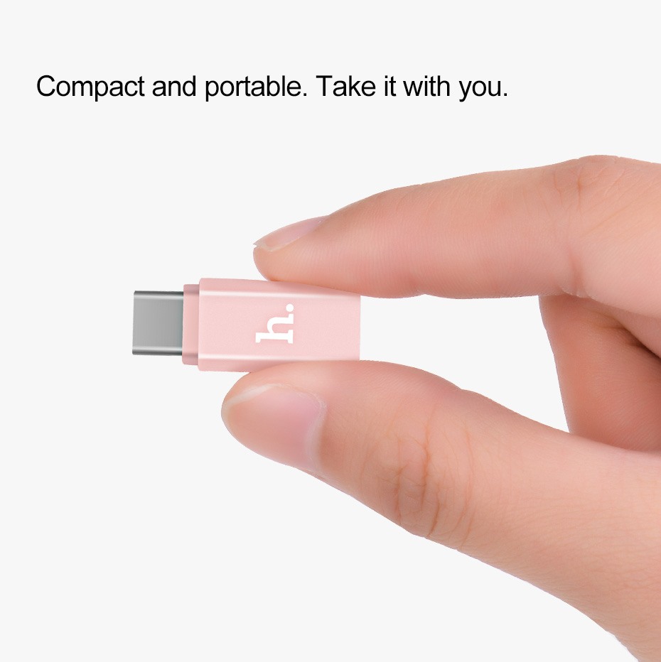 Convertor / Adaptor incarcare mufa Micro USB mama la mufa Type C - Hoco ...