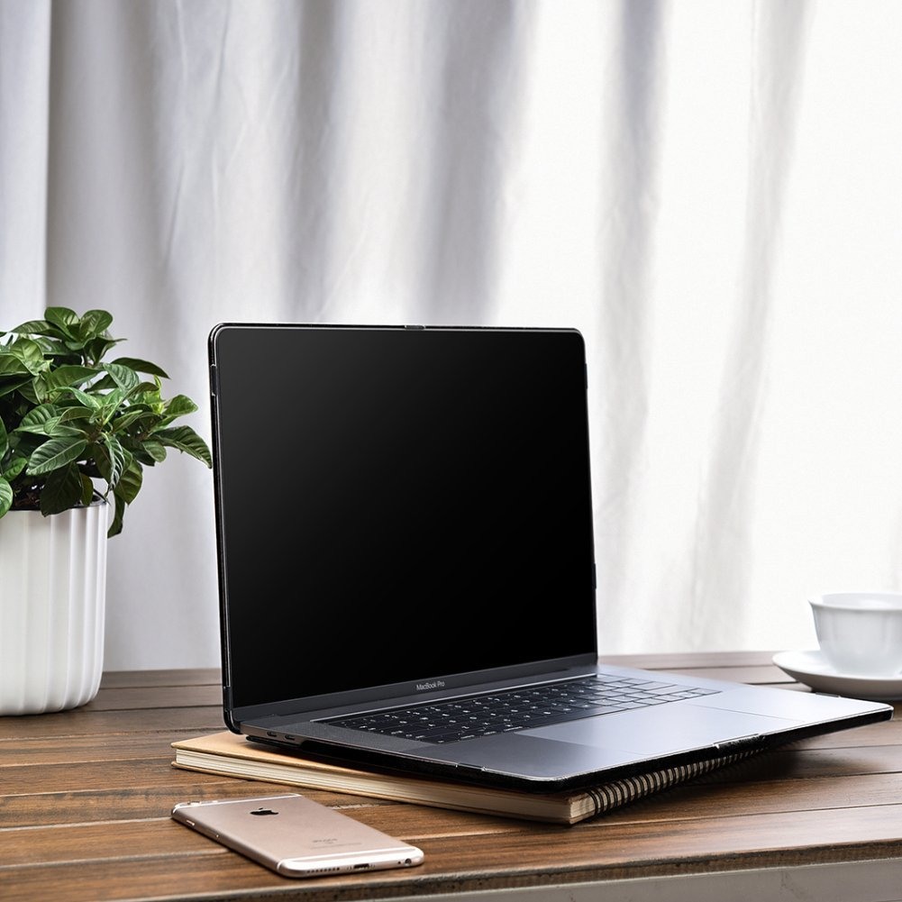 Husa din piele microfibra tip carcasa, MacBook Air 13 inch (2018 - 2020 ...